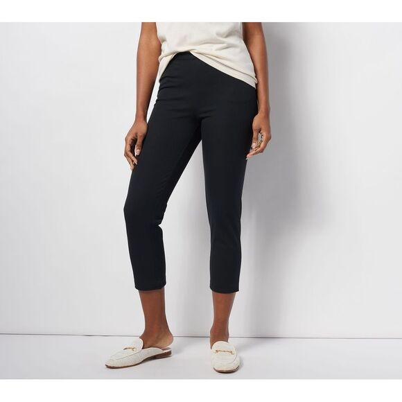 Isaac Mizrahi | Pants & Jumpsuits | Isaac Mizrahi Live 24 Stretch Crop ...